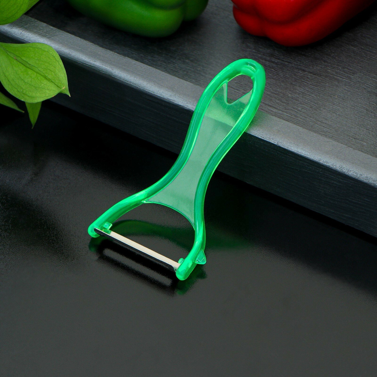 Овощечистка Доляна «Леденец», 12,5 см, цвет микс