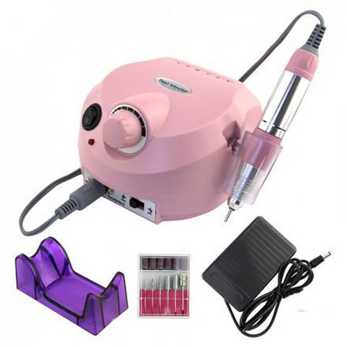Nail Drill Аппарат для маникюра и педикюра Nail Master ZS-601 45000 об. розовый, 65W