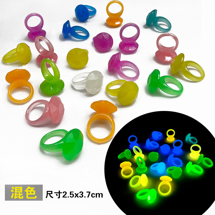 Акриловый светящийся драгоценный камень, кристаллический камень, светящийся алмаз, детская охота за сокровищами, океанские животные, декор для аквариума