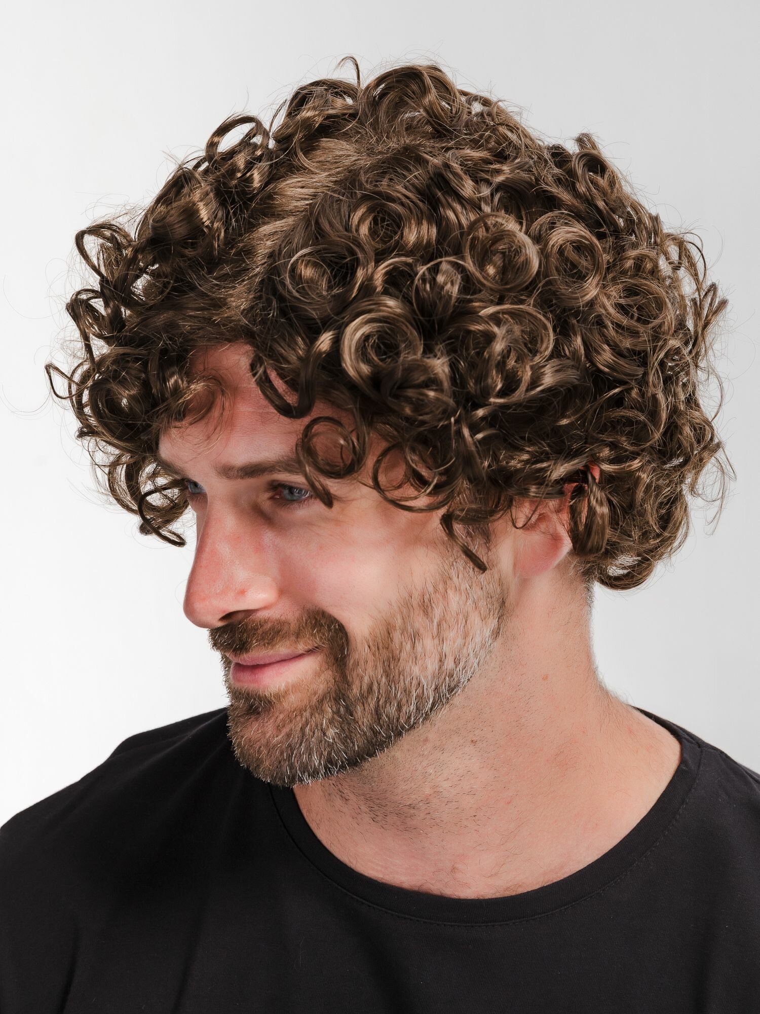 Парик мужской кудрявый короткий