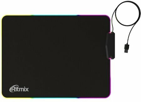 Коврик Ritmix MPD-440, черный, коробка, 350 гр