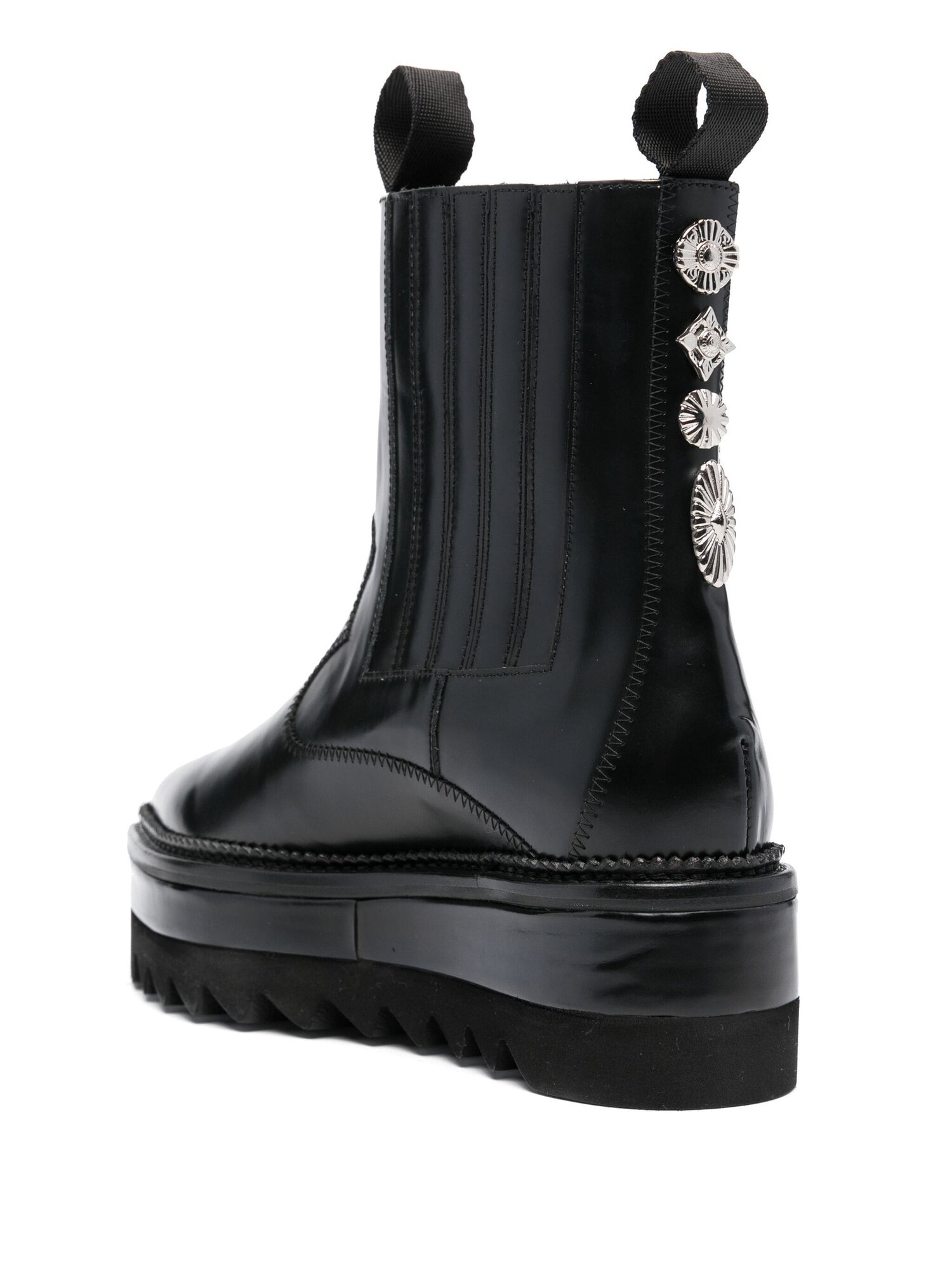 Ботинки Toga Pulla Stud-embellished platform boots, размер 39, черный — фото 1
