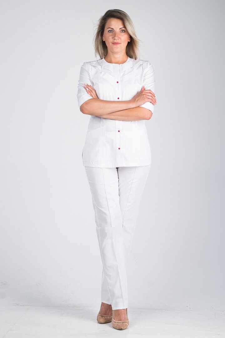 Костюм Руслана(белый) медицинский женский