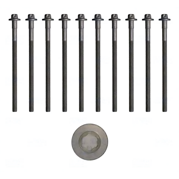 AJUSA 81038600 комплект болтов гбц [m10x1.5x165mm] Mercedes (Мерседес) c-class (w203, w204), clc-class, clk, e-class (w211, w212),