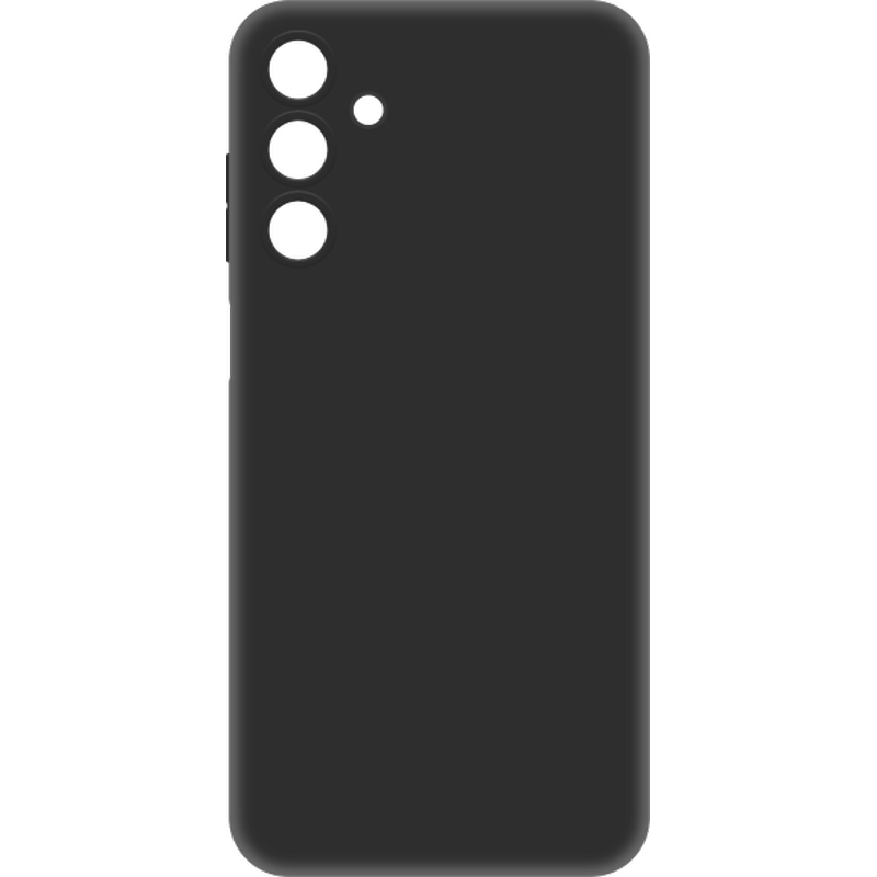 Клип-кейс Krutoff Soft Case для Samsung Galaxy A15 Black (черный)