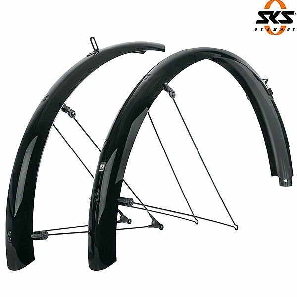 Комплект крыльев для велосипеда SKS BLUEMELS BASIC 27.5-29. Ширина 69 мм