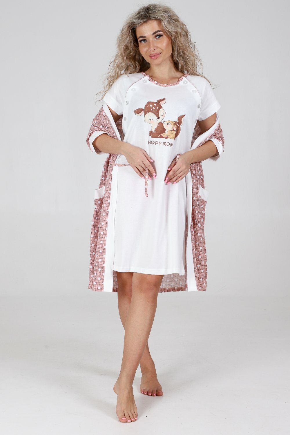 Пеньюар для кормящих мам