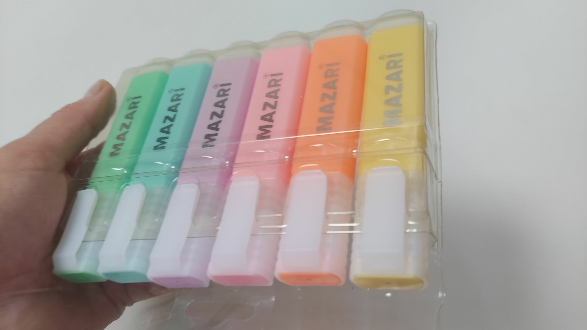 Набор маркеров Pastel Macaroon для скетчинга 6 пастельных цветов / набор текстовыделителей