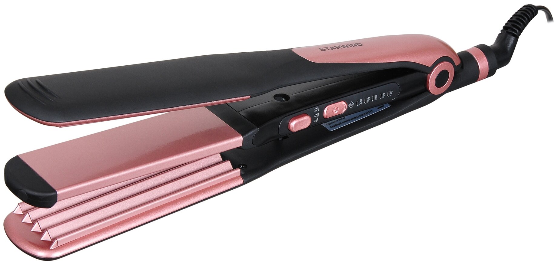 Выпрямитель STARWIND SHC7050 Global, черный/розовое золото