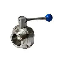 Затвор дисковый нержавеющий (AISI304) DN100, типа clamp-clamp TLSD100CLS TITAN LOCK