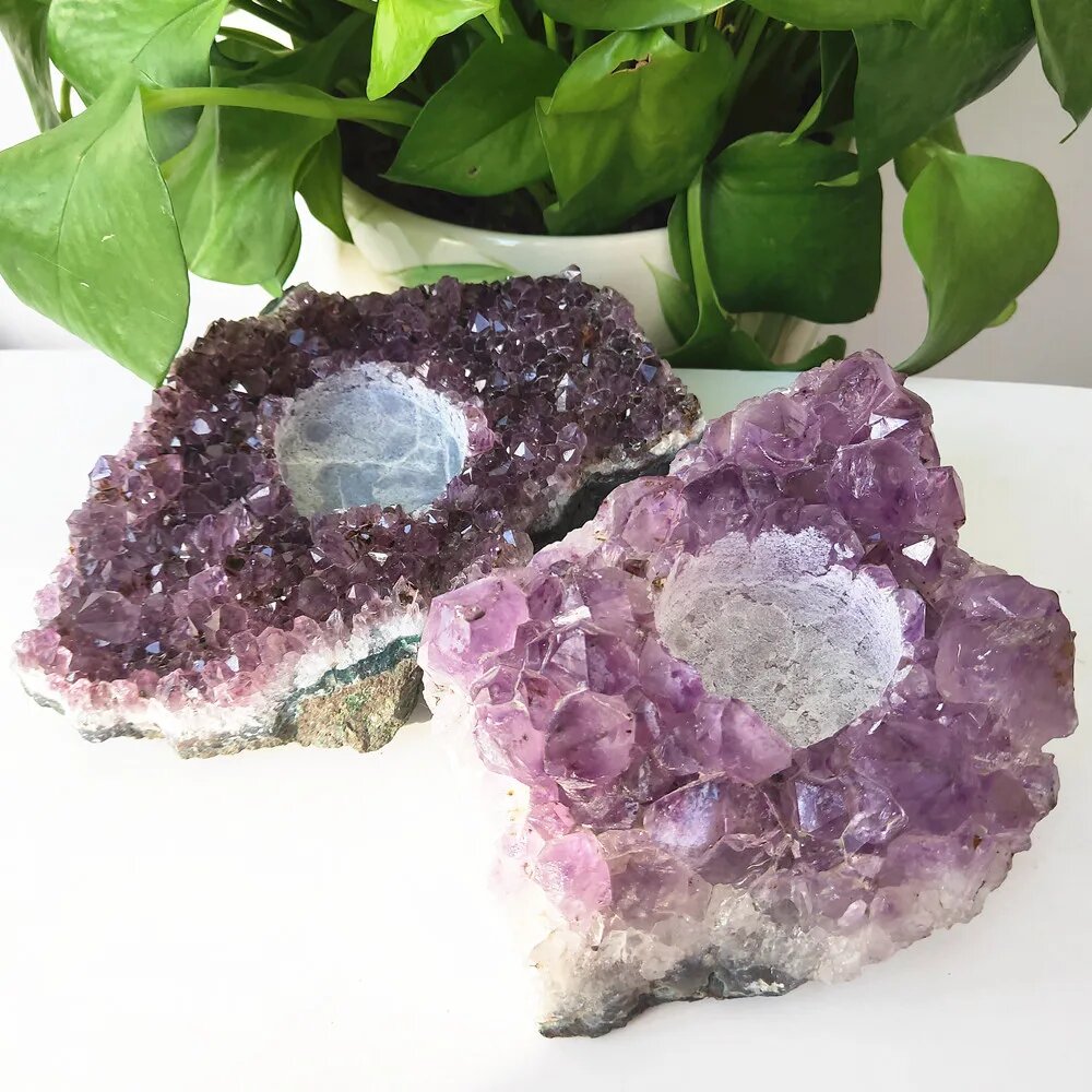 Подсвечник с аметистом Blueusb 500-750 г