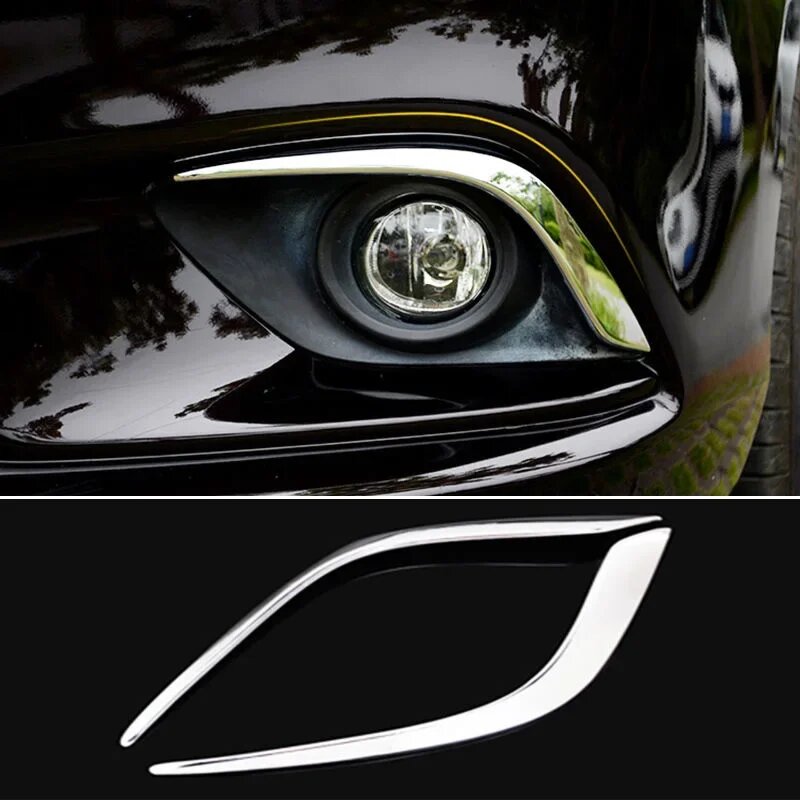 2 шт, серебристые хромированные передние противотуманные фонари для Mazda 6 Atenza Gj 2014-2016