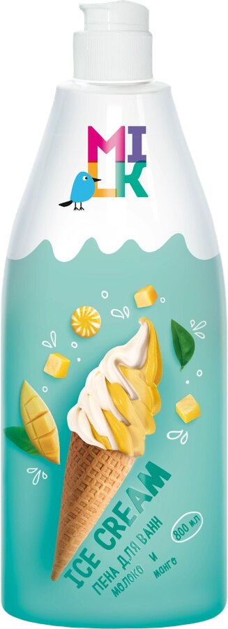 Пена для ванн MILK Молоко и манго, 800мл