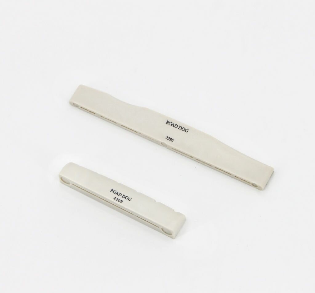 Комплект из верхнего и нижнего порожка для акустической гитары, Road Dog 4309-7295