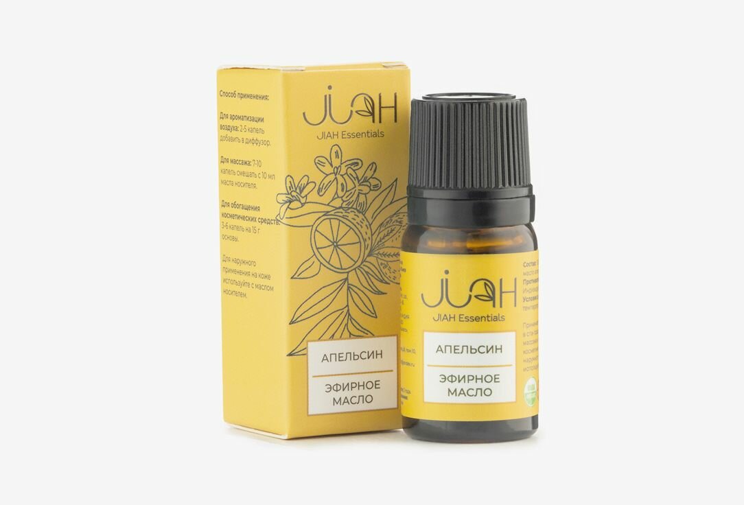 Эфирное масло JIAH ESSENTIALS Апельсин 10 мл