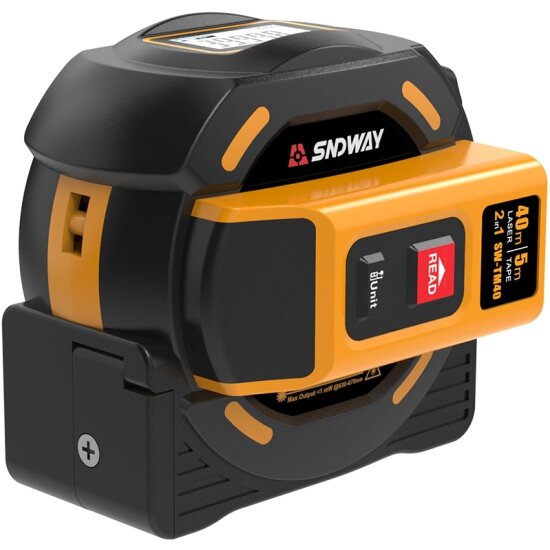 Лазерный дальномер Sndway SW-TM40 с рулеткой, 40 м