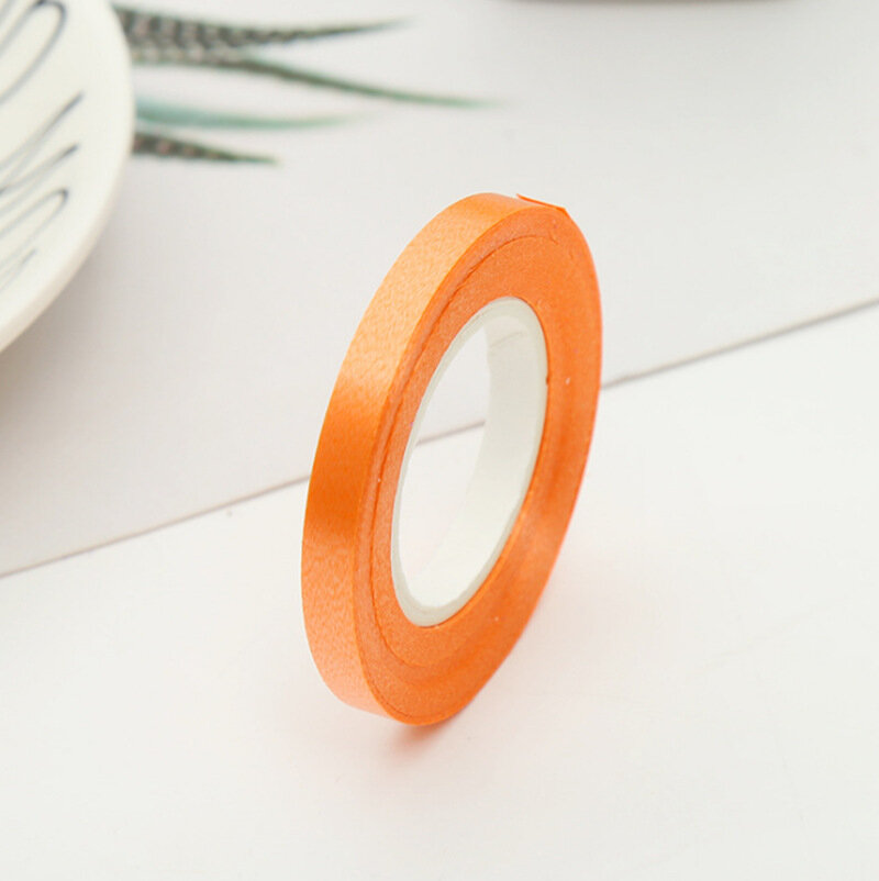 Лента для воздушных шаров "Свадебная", 10м, оранжевая