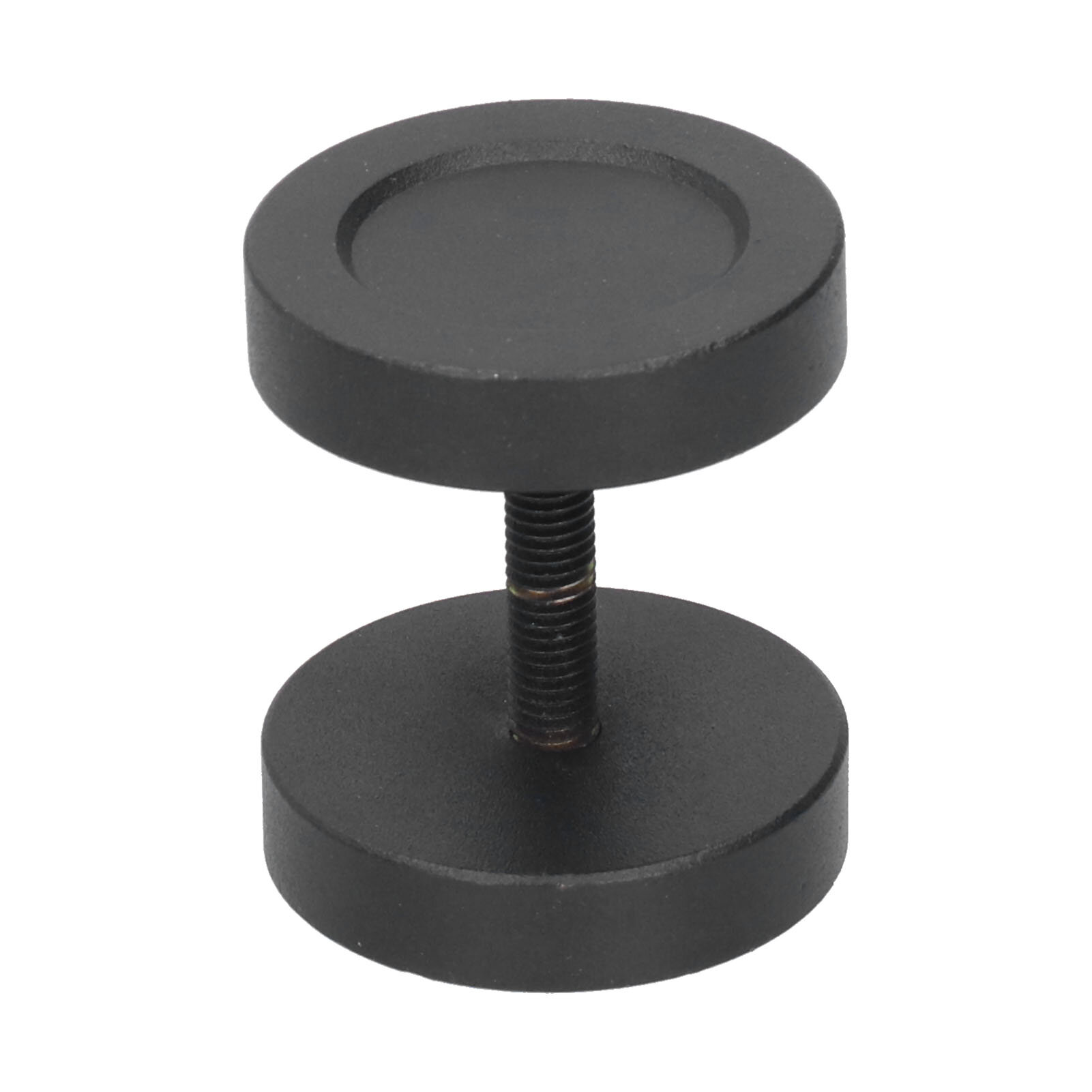 Ручка двери сарая из углеродистой стали, круглая ручка раздвижной двери для ворот гаражного шкафа, прочная устойчивая к ржавчине конструкция, простая установка