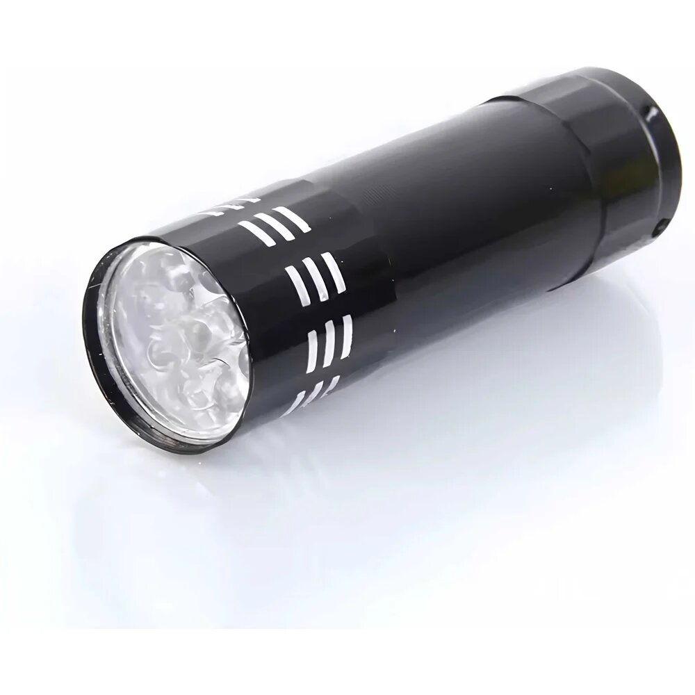 Фонарь Focusray 628618, 9 светодиодов, IP44, алюминий, чёрный — фото 1