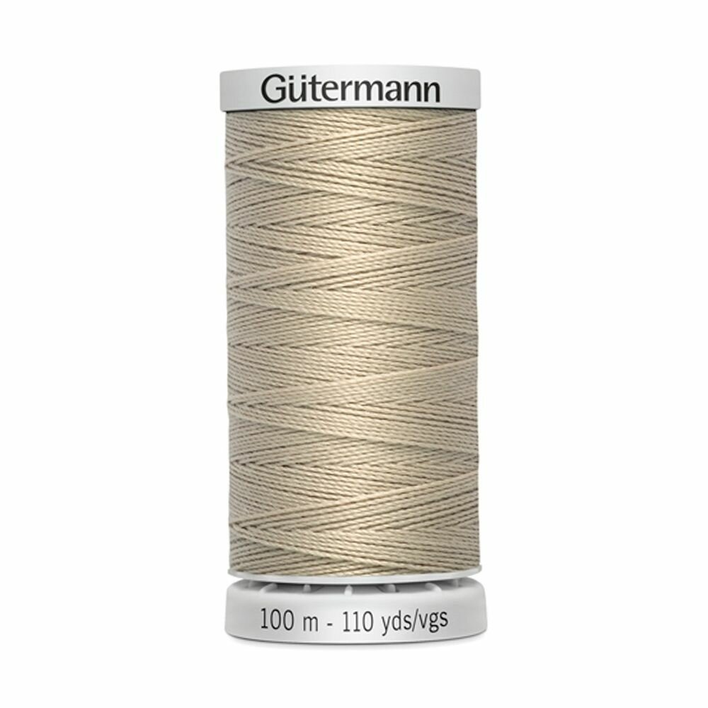 Швейные нитки Gutermann 40/100 м суперкрепкая, 100% полиэстер, цвет 722 светло-бежевый, 5 шт (5)