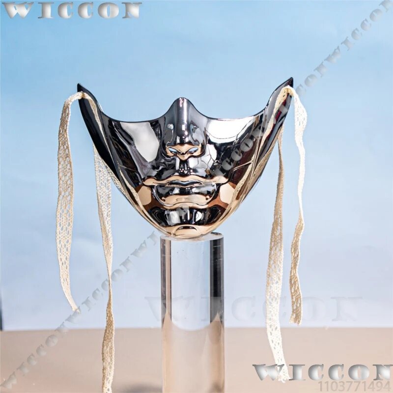 Механическая киберпанк маска для лица WICCON Mask 12