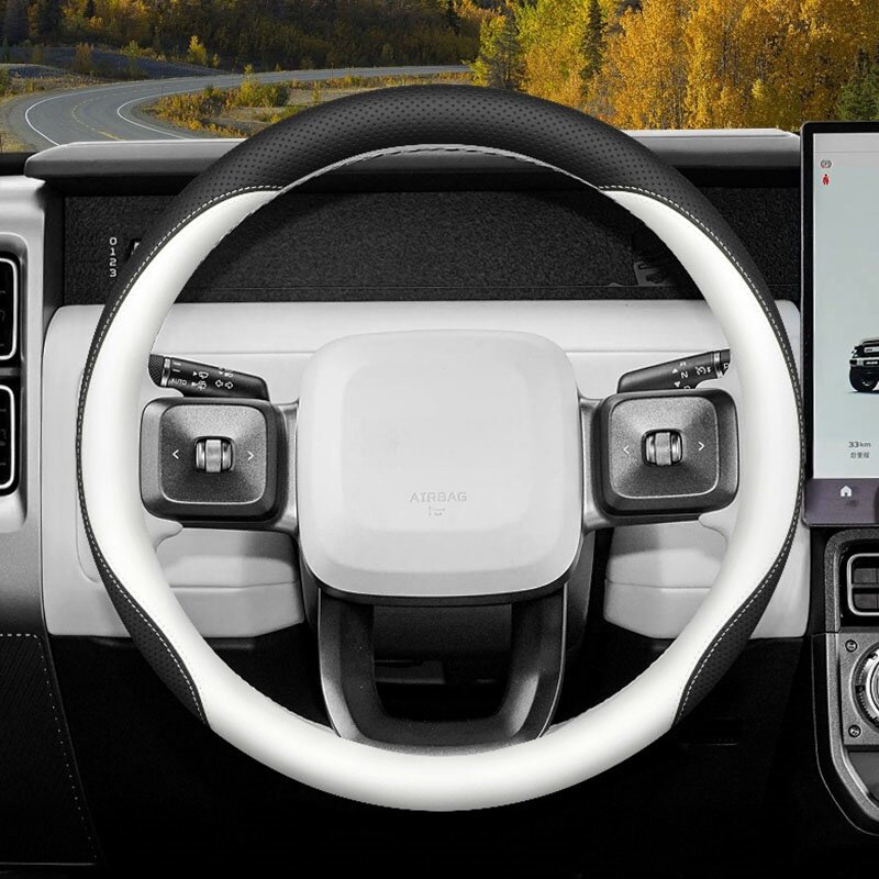 Оригинальный цвет Внутренней отделки рулевого колеса автомобиля iCar v23 из натуральной кожи Breathe Nappa
