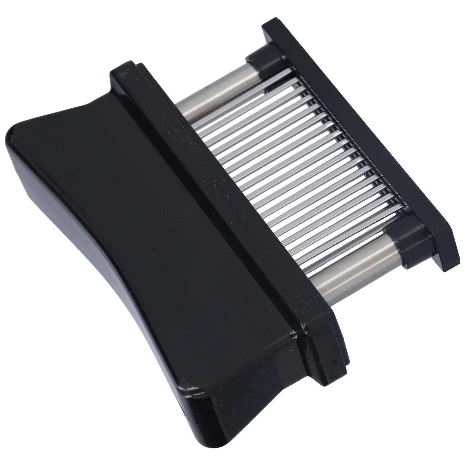 Тендерайзер для мяса, пищевой класс 48, иглы из нержавеющей стали, молоток для резки мяса для стейка, свиной отбивной, говядины, черного цвета