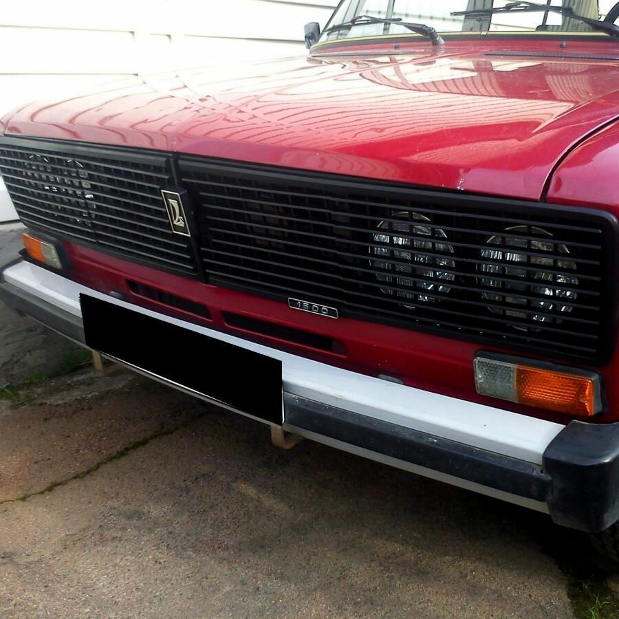 Решетка радиатора "rsh2106sp", ABS-пластик, черная, для ВАЗ 2106