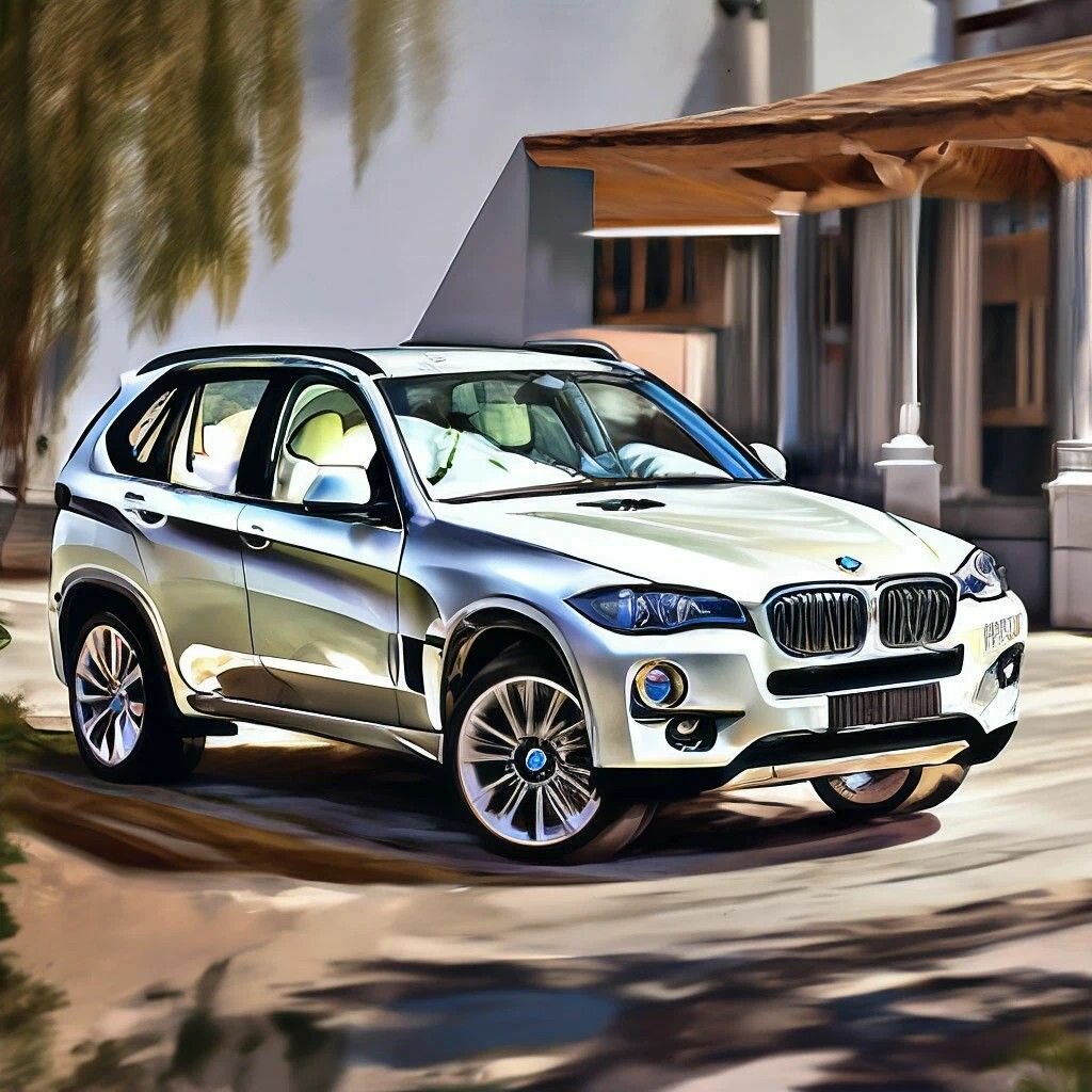 Детская металлическая машинка BMW X5 для мальчиков подарок 1:24