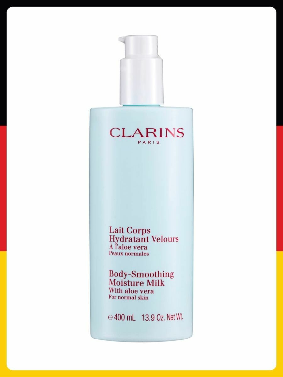 Лосьон для ухода за кожей Clarins Lait Corps Hydratant Velor Body Smoothing Moisture Milk, 400 мл