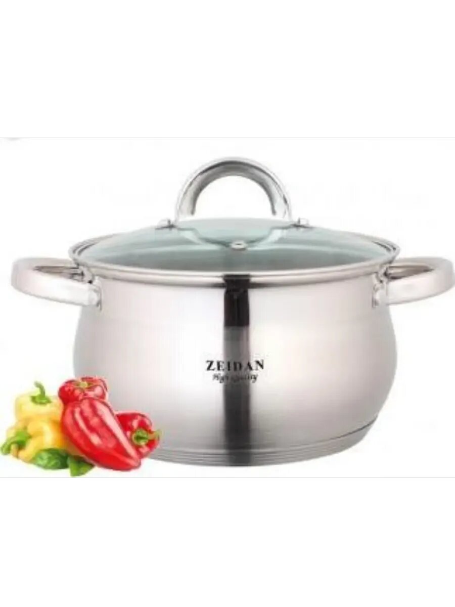 Кастрюля стальная Z-50240 5,1л с крышкой