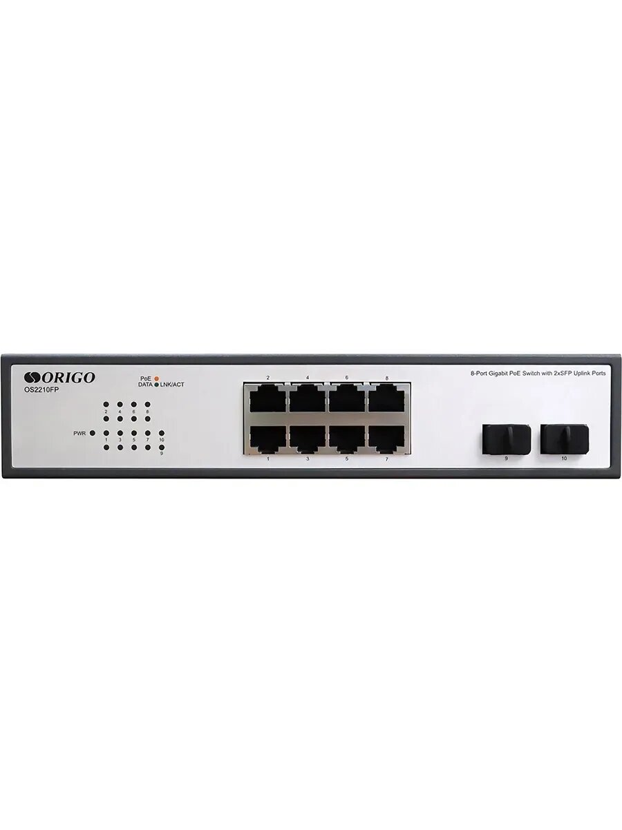 Коммутатор OS2210FP/120W OS2210FP/120W/A1A (L2) 8x1Гбит/с