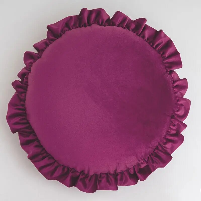 Бархатные круглые наволочки Nordic Фиолетовый, 7