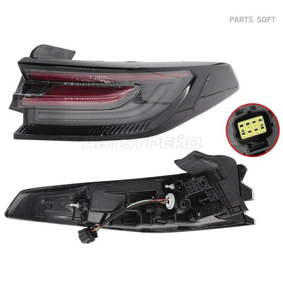 Фонарь задний Changan UNI-K 20- (Справа/ LED) от официального дистрибьютора, SAT, артикул ST18CHNGUNIKR