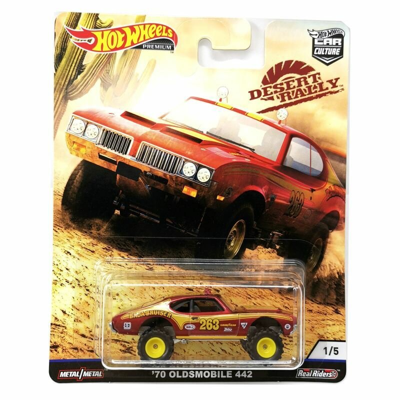 Машинка Hot Wheels PREMIUM CAR CULTURE премиальная 70 OLDSMOBILE 442 FPY86/FYN74