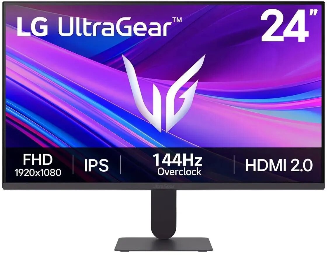 Монитор 23.8" LG UltraGear 24G411A-B black (IPS,1920x1080,144Hz,5ms) (24g411a-b. aruz)