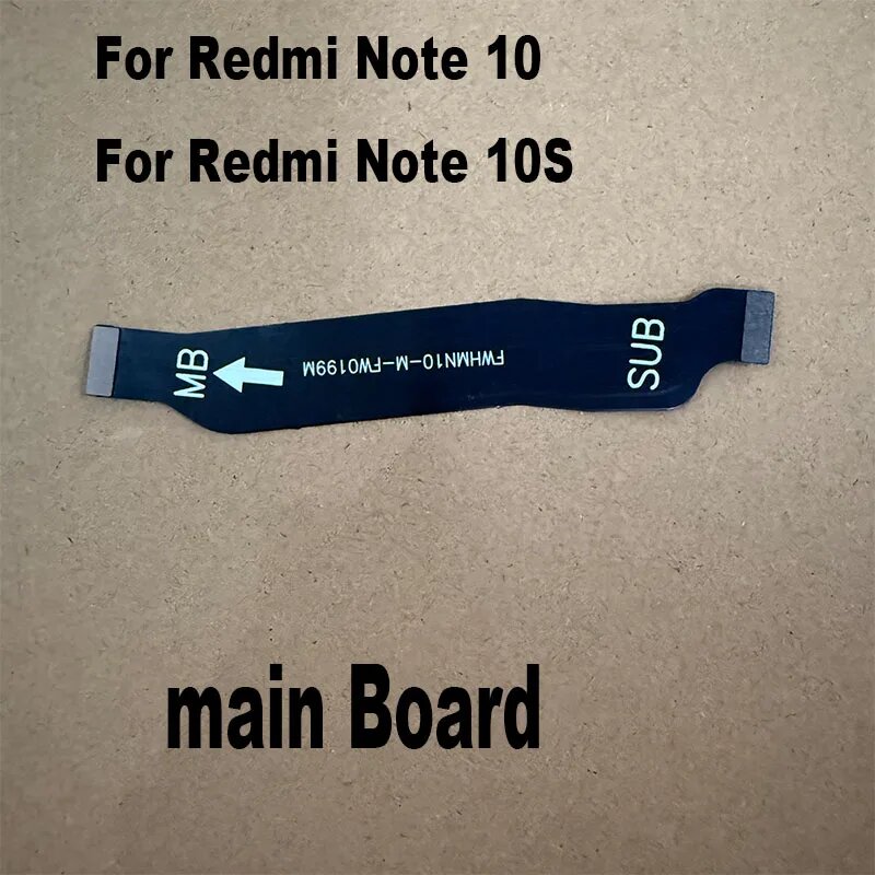 Материнская плата для Xiaomi Redmi Note 10S 10 4G FPC материнская плата ЖК-разъем гибкий кабель материнская плата