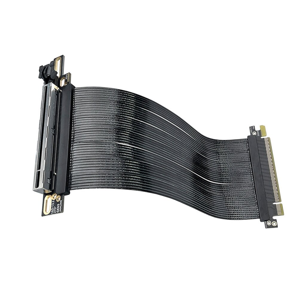 Высокоскоростная видеокарта PCIE 5.0 X16 с удлинительным кабелем GPU, повернутым на 270° в обратную сторону