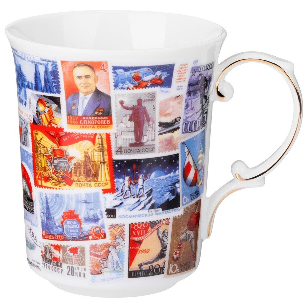 Кружка lefard "Марки ссср" 500 мл