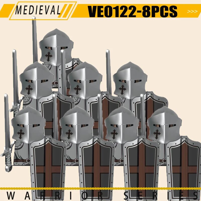 Конструктор Custfig средневековые воины B34-69-1-8PCS