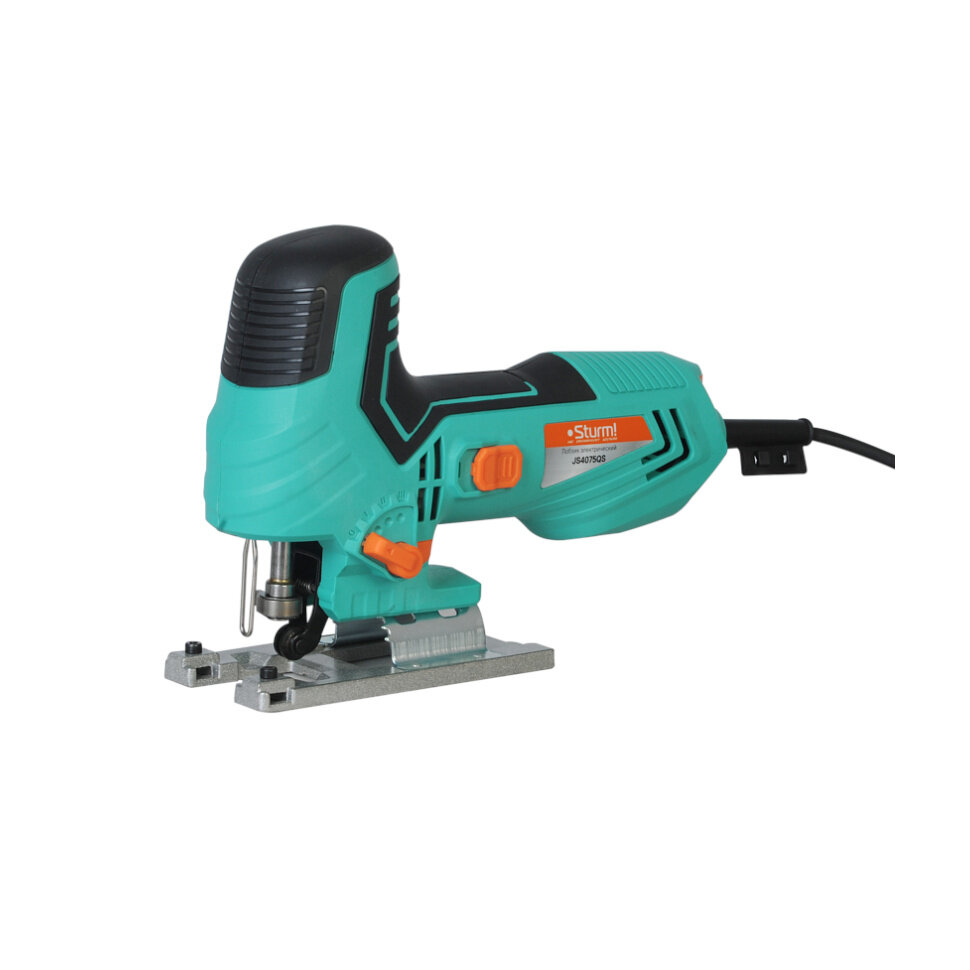 Лобзик электрический Sturm JS4075QS, 750Вт 800-3000 об/м, дерево 65 мм, металл 3 мм быстросъемный зажим, маятниковый ход