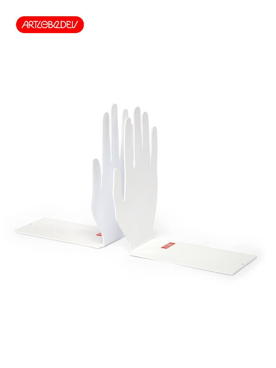 Книжные упоры "Либрастат", белый