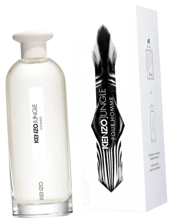Kenzo Jungle Homme Eau De Toilette для мужчин 100 мл - Джангл Хом с мотивом Зебра