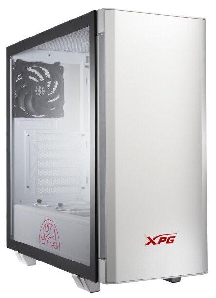 XPG Корпус Miditower XPG Invader INVADER-WHCWW, ATX, белый (без БП)