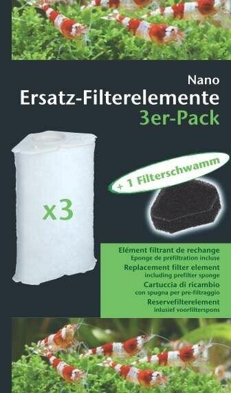 Картридж для фильтра Dennerle Nano Clean Eckfilter 3 шт