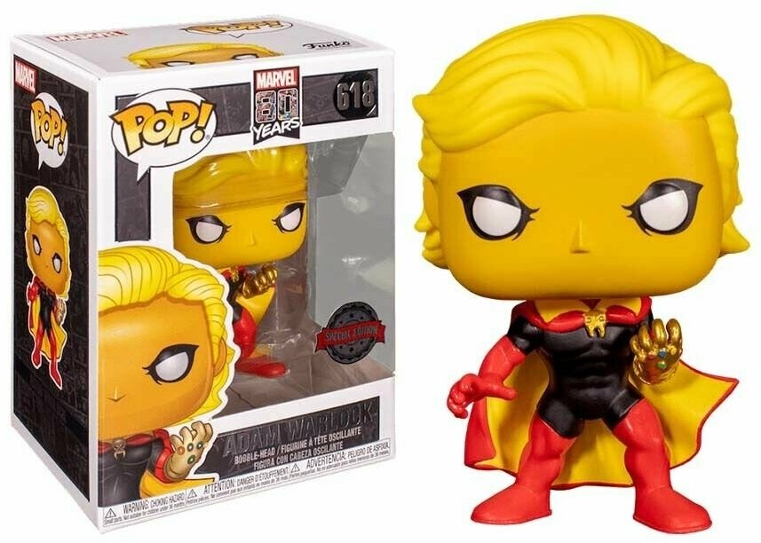 Фигурка Funko POP! Bobble: Marvel: Marvel 80th: Adam Warlock (Exc) 47534