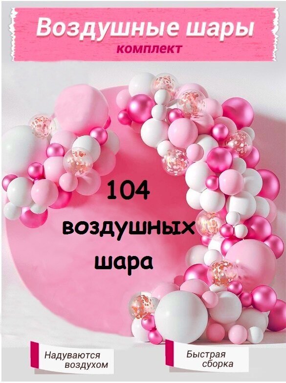 Набор воздушных шаров для фотозоны, день рождение, праздник