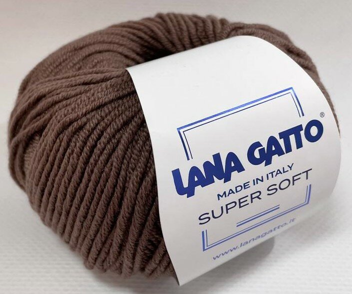 Пряжа Super soft - 14595 молочный шоколад