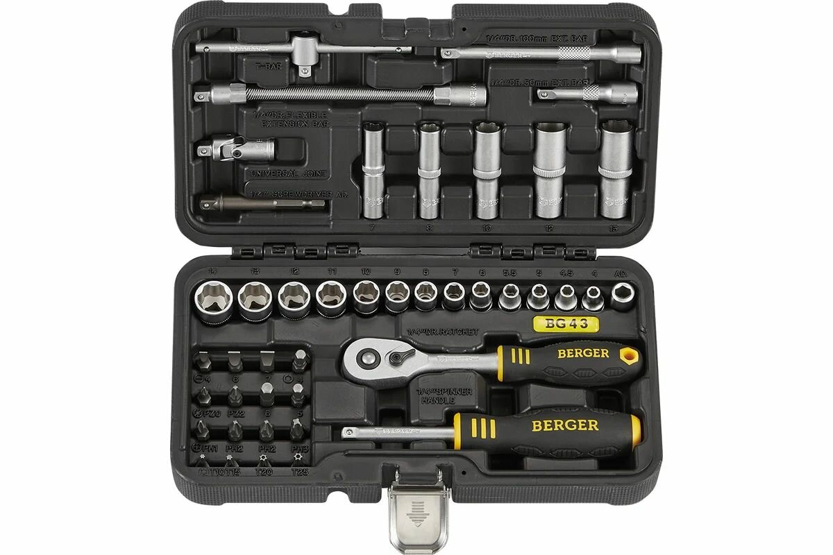 Набор инструментов Berger BG043-14 "Виттен" 43 предмета