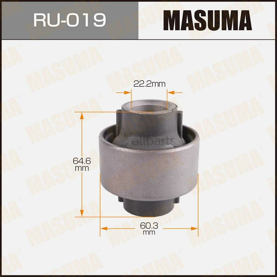 MASUMA RU-019 сайлентблок переднего нижнего рычага!\ Lexus IS200/300 GXE10/JCE10 99-05
